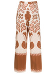 Spray Of Flower Wide-Leg Pants